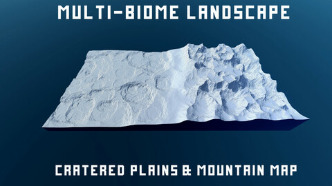 ArtStation - Multi-Biome Landscape Map | Game Assets