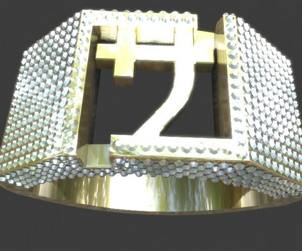 ArtStation - Diamond Ring 3D PRINT READY | Resources