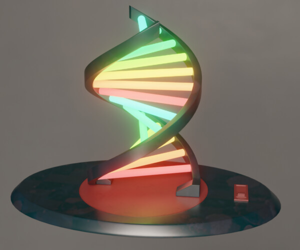 ArtStation - Double Helix Lamp- Low Poly | Resources
