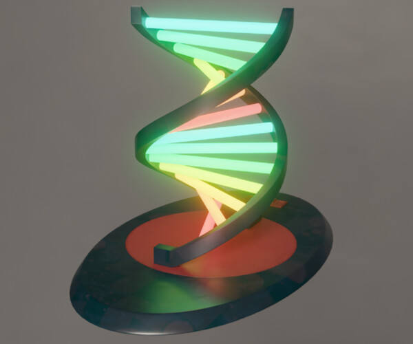 ArtStation - Double Helix Lamp- Low Poly | Resources