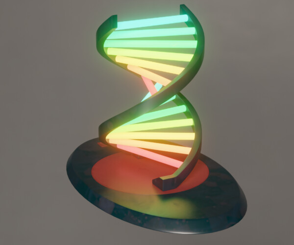 ArtStation - Double Helix Lamp- Low Poly | Resources