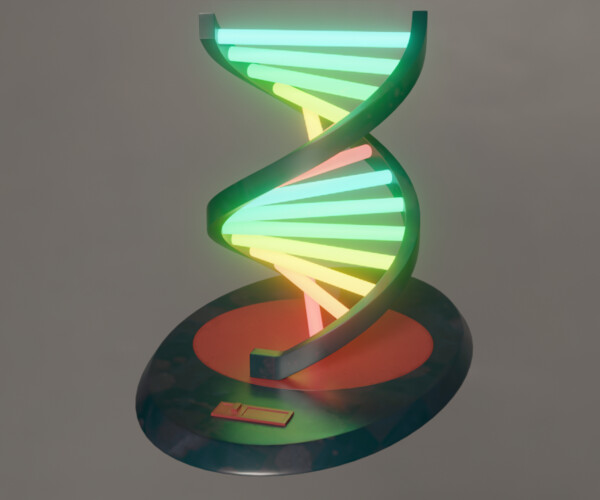 ArtStation - Double Helix Lamp- Low Poly | Resources