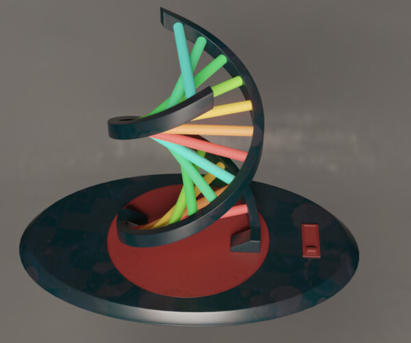 ArtStation - Double Helix Lamp- Low Poly | Resources