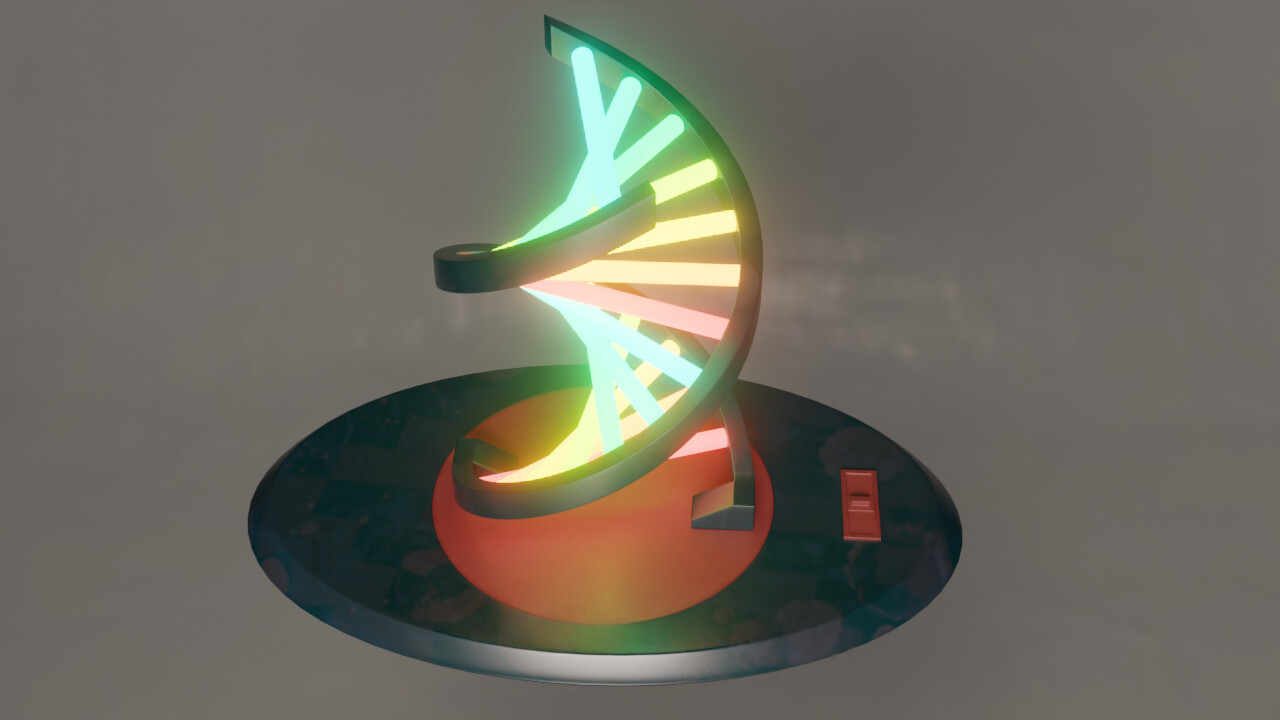 ArtStation - Double Helix Lamp- Low Poly | Resources