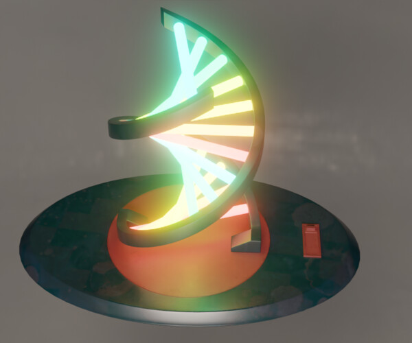 ArtStation - Double Helix Lamp- Low Poly | Resources