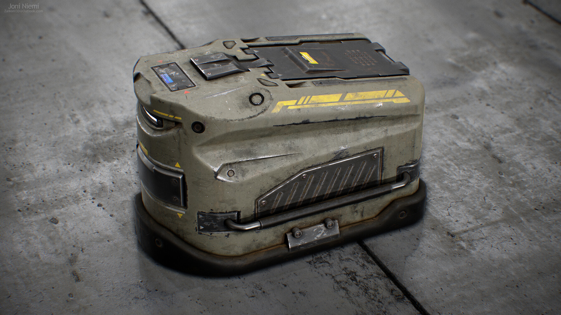ArtStation - Sci-Fi Toolbox | Game ready optimized model | Game Assets