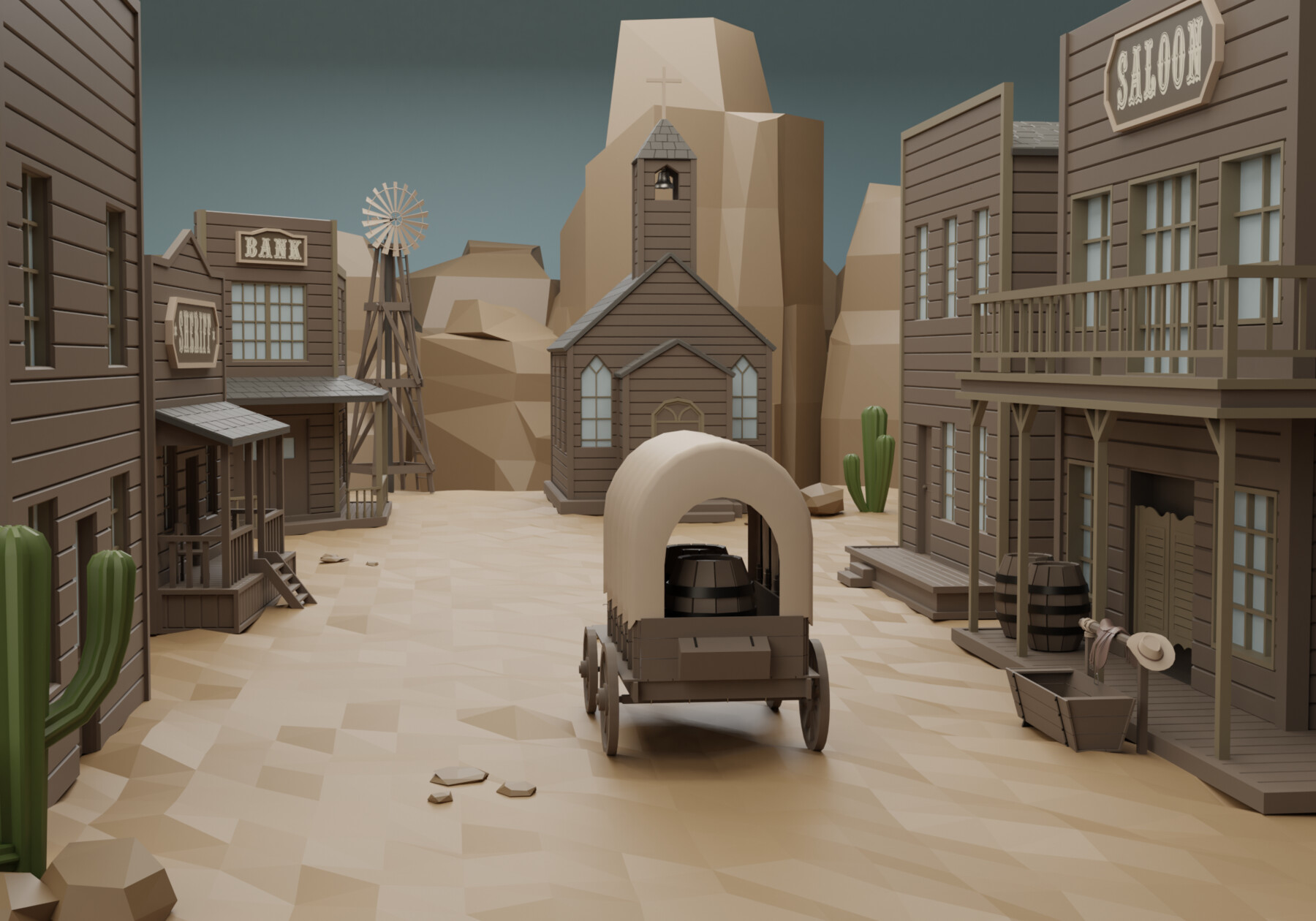 ArtStation - Western pack | Game Assets