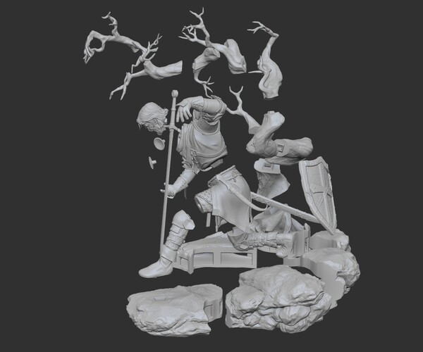 ArtStation - Knight 3D Print Ready STL Files | Resources