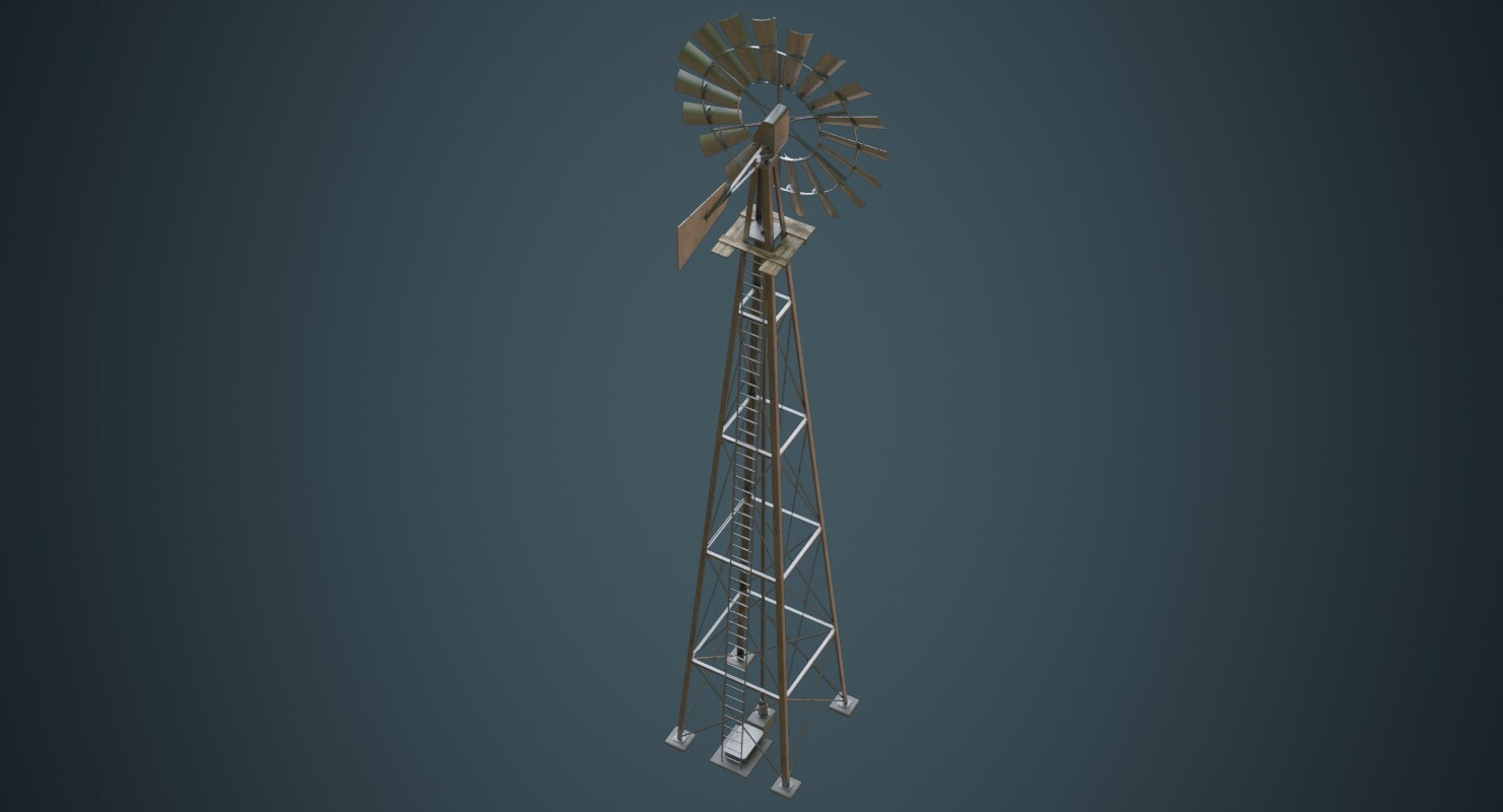 ArtStation - Windmill 1A | Game Assets