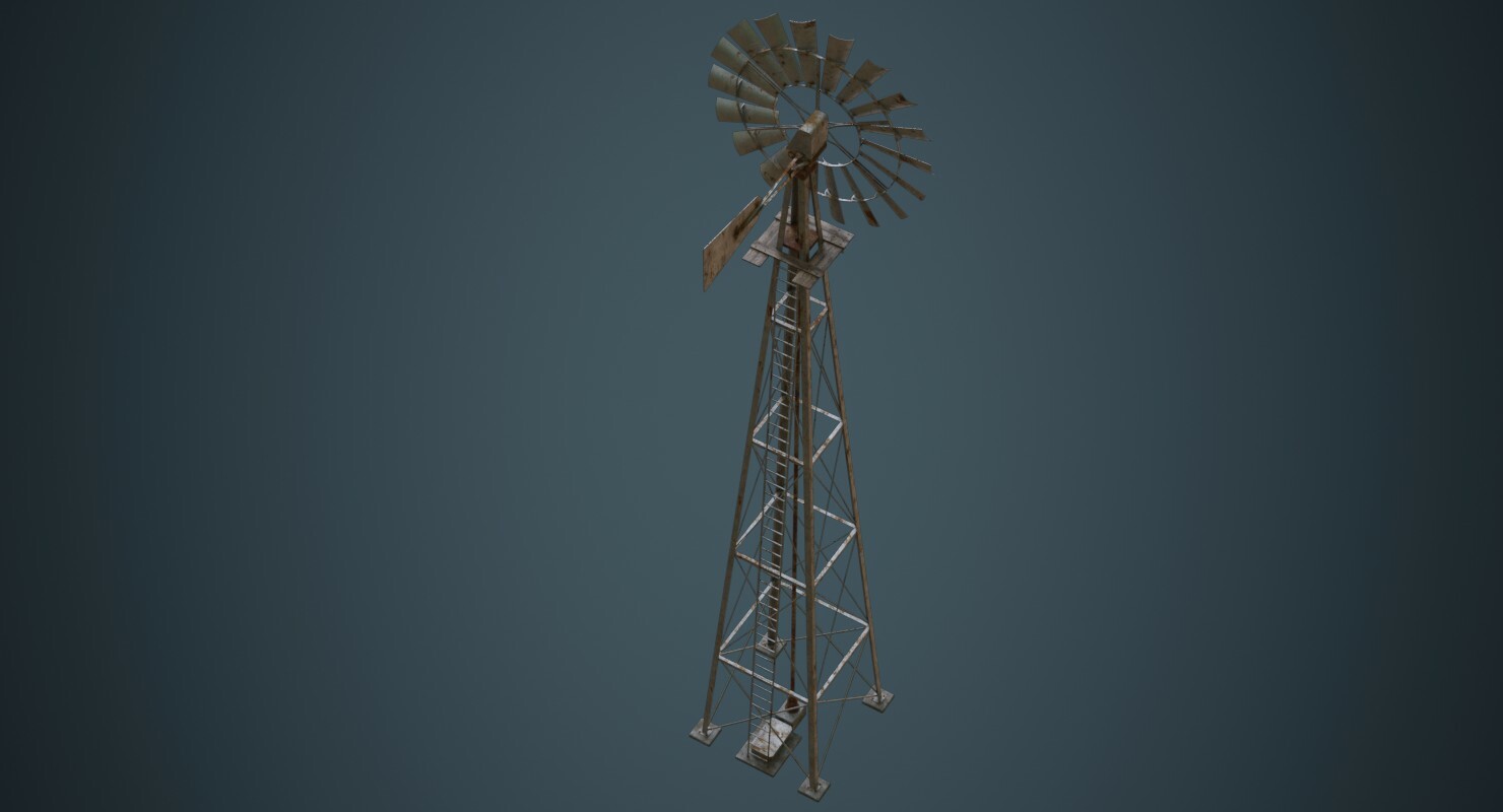 ArtStation - Windmill 1B | Game Assets