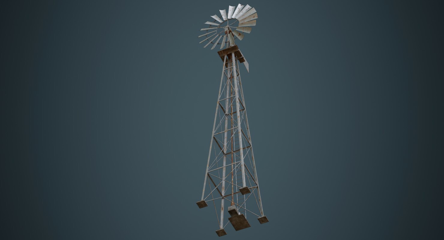 ArtStation - Windmill 1B | Game Assets
