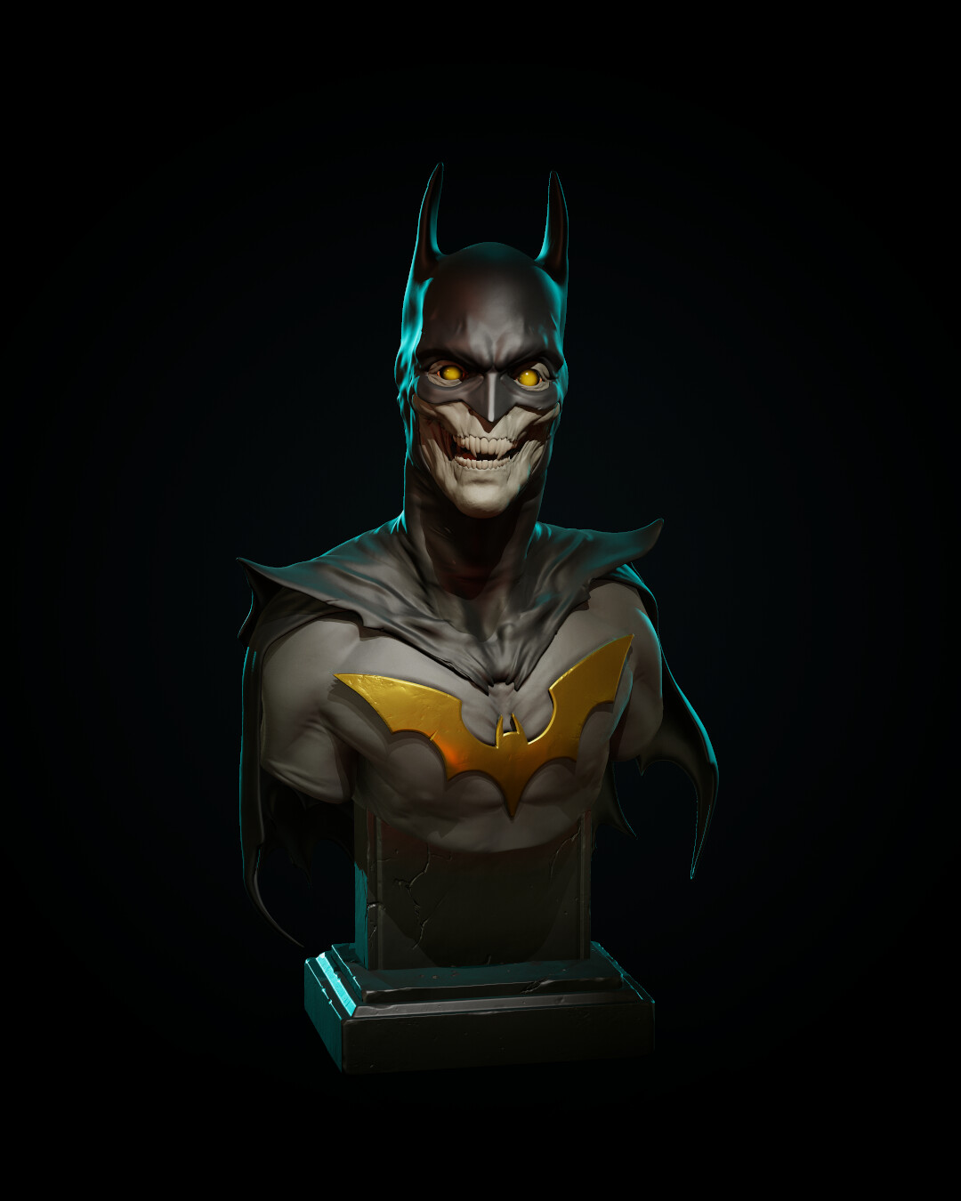 ArtStation - Batman Creature Bust - 3D Printable Sculpture | Resources