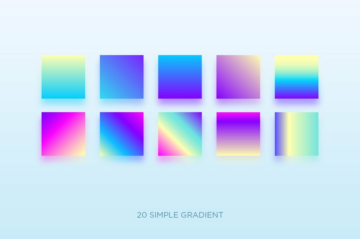 ArtStation - Big Gradient Set | Game Assets