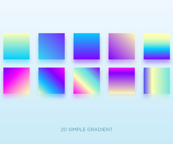 ArtStation - Big Gradient Set | Game Assets