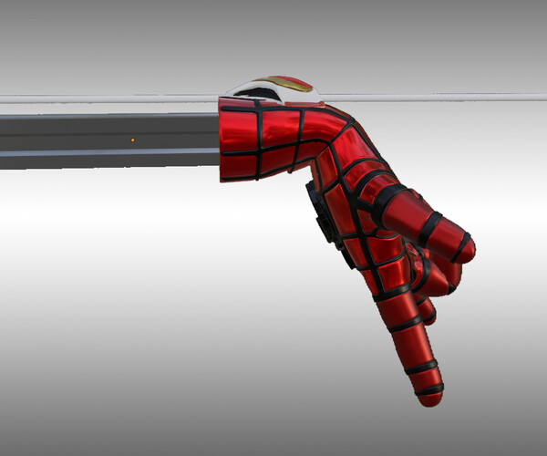 ArtStation - CREALITY ENDER 3 SPIDERMAN WEB SHOOTER HAND FILAMENT GUIDE ...