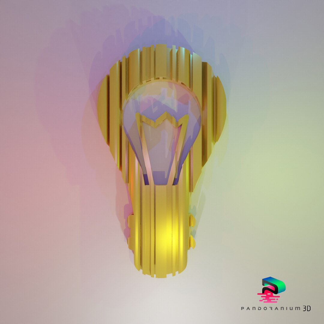 ArtStation - 3D WORD SHAPE - BRIGHT IDEAS | Resources