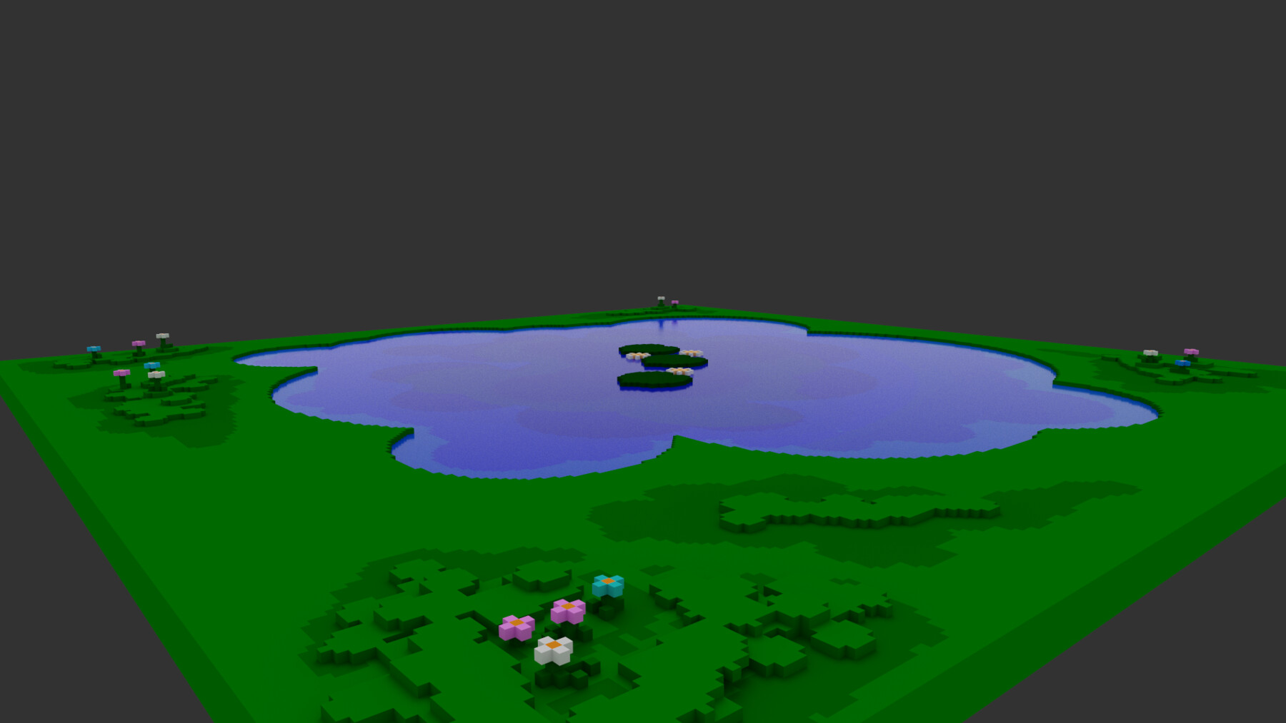 ArtStation - Pond Voxel | Game Assets