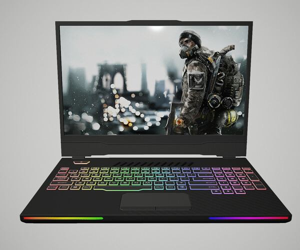 ArtStation - Gaming Laptop 3D Model | Game Assets