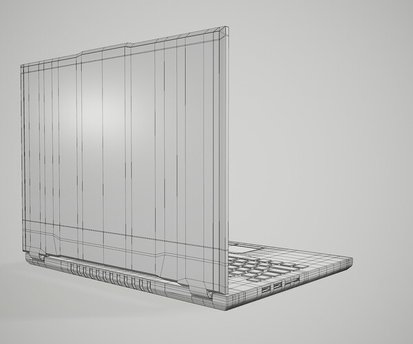 ArtStation - Gaming Laptop 3D Model | Game Assets
