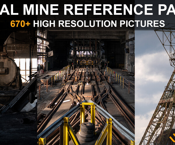 ArtStation - Abandoned Coal Mine - Reference Pack | Resources