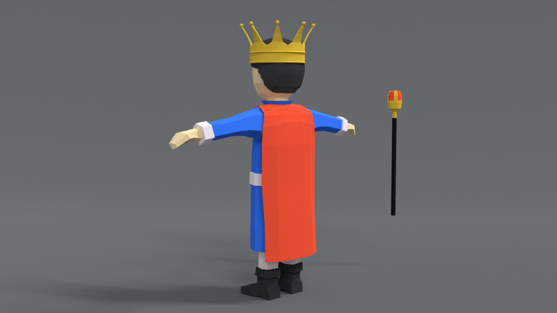 ArtStation - Low Poly Cartoon King | Game Assets