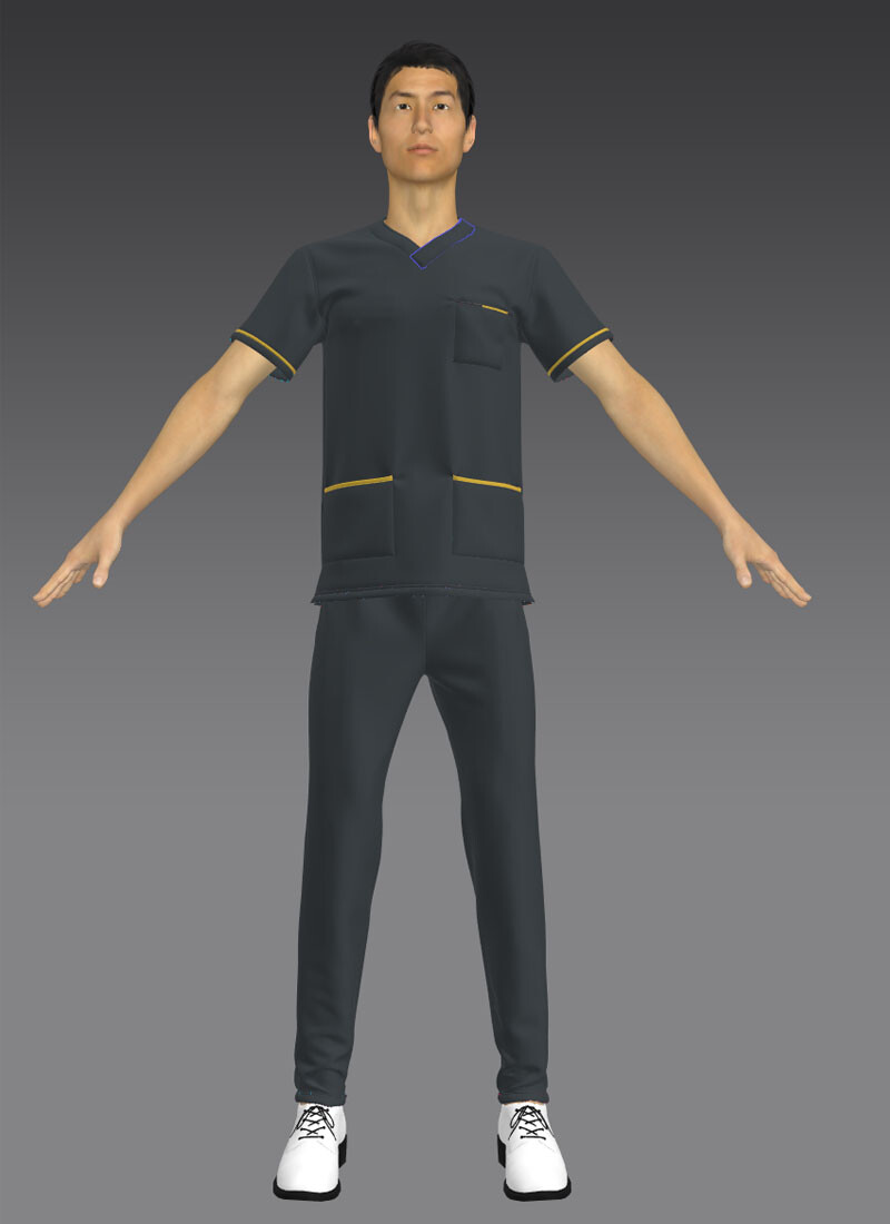 ArtStation - Marvelous Deisgner Doctor or who work like this uniform 3D ...