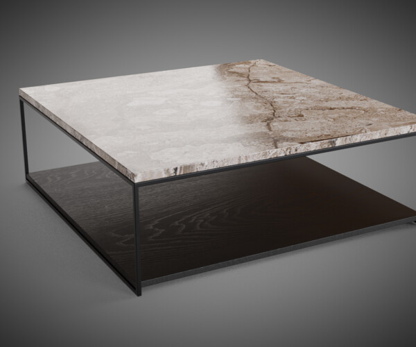 ArtStation - Liam Square Coffee Table by Minotti | Game Assets
