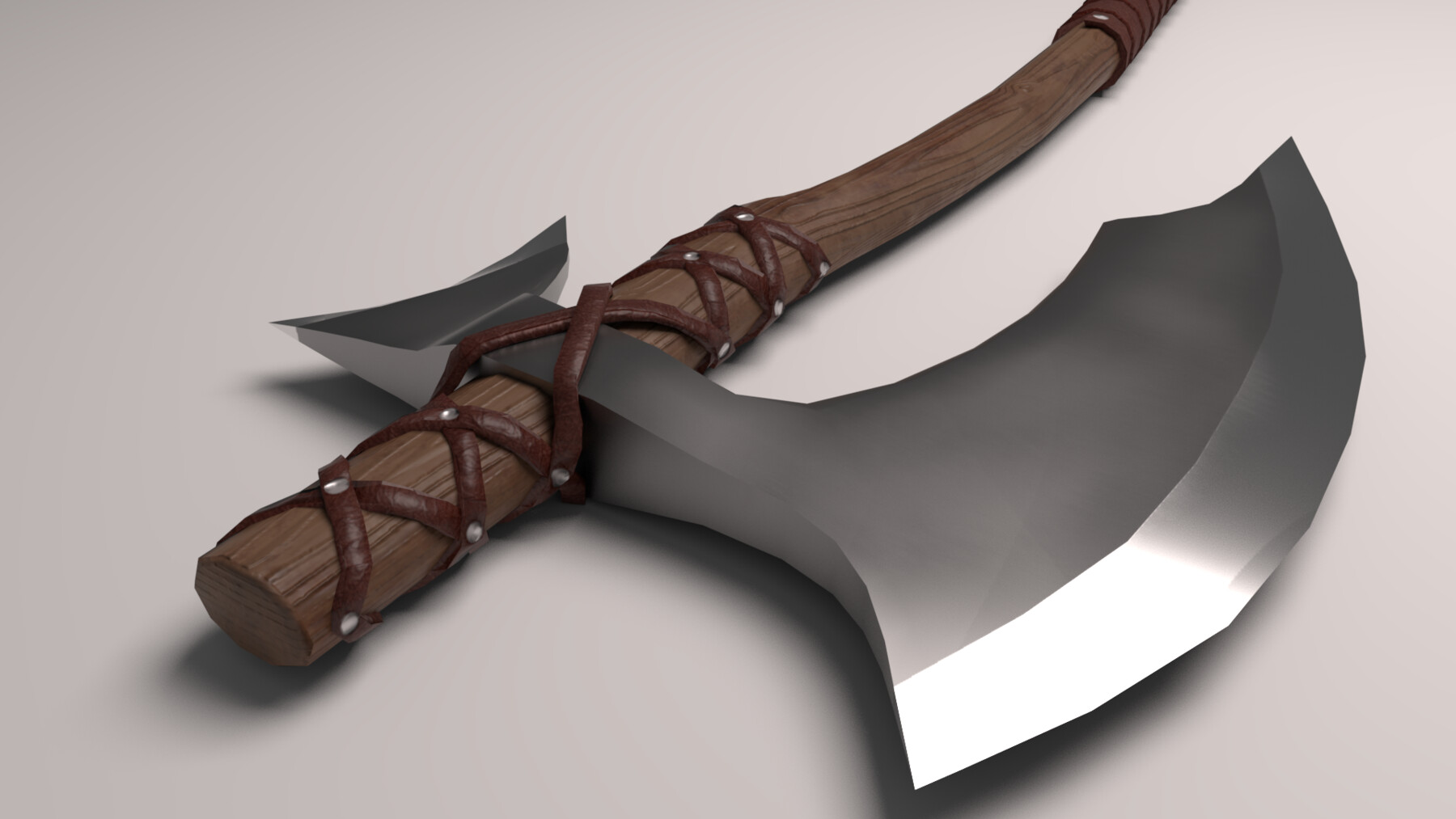 ArtStation - Low-poly wide blade axe | Resources