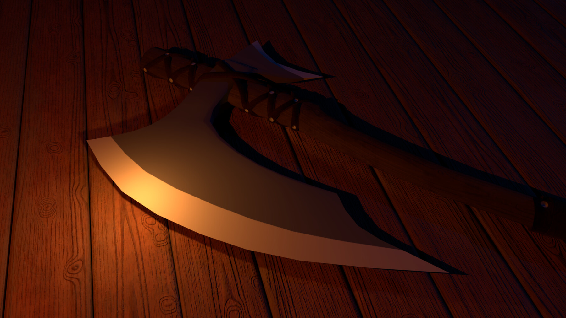 ArtStation - Low-poly wide blade axe | Resources