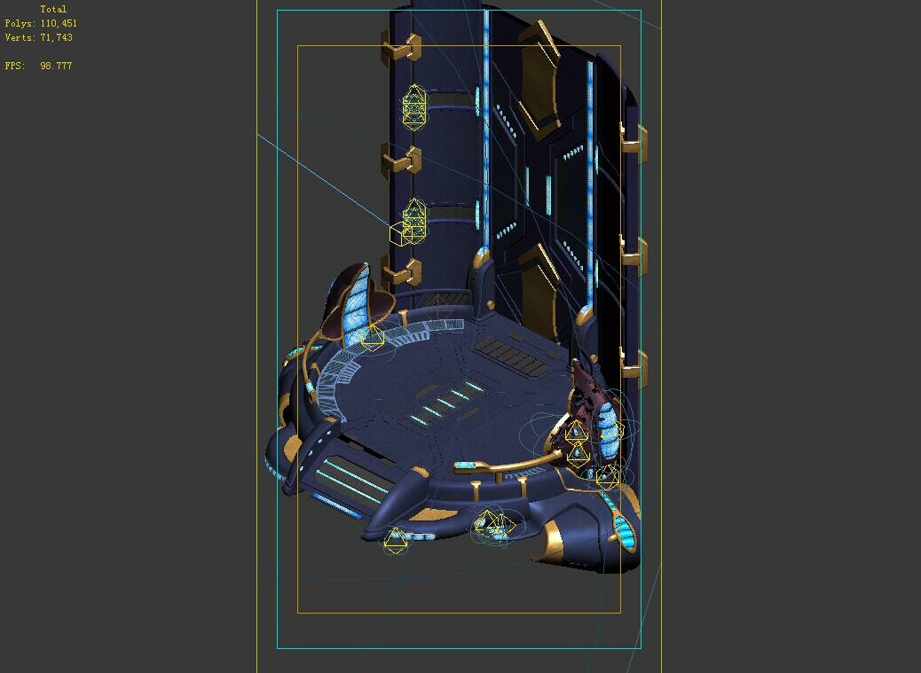 ArtStation - Machinery - Lift 01 | Game Assets