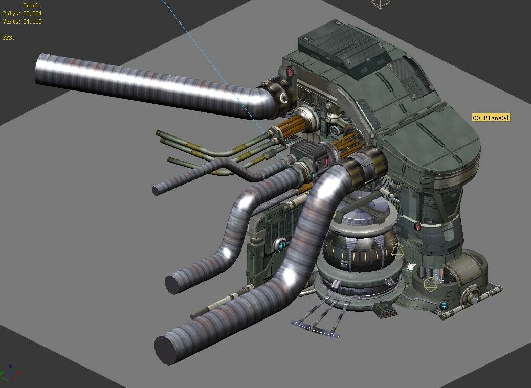 ArtStation - Machinery - Interior Wall 04 | Game Assets