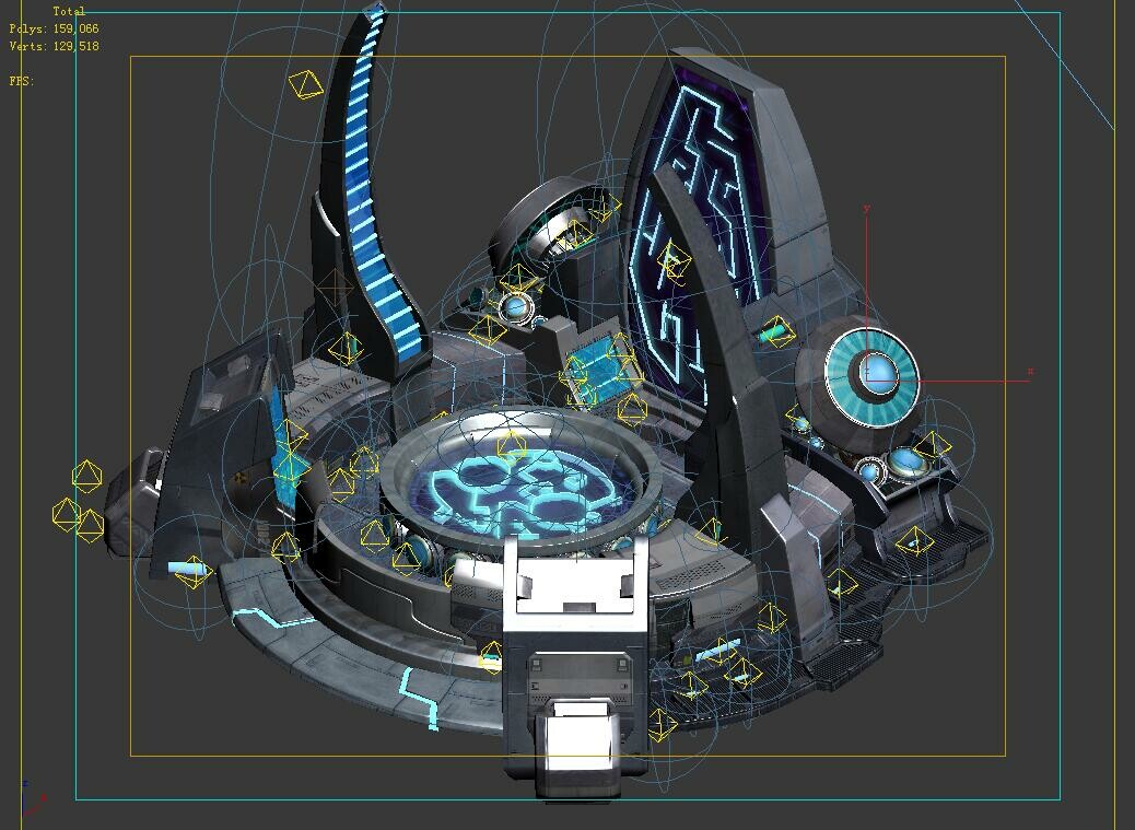 ArtStation - Fleet territory - command base | Game Assets