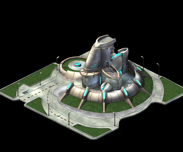 ArtStation - Science Fiction - Territory Command Center | Game Assets