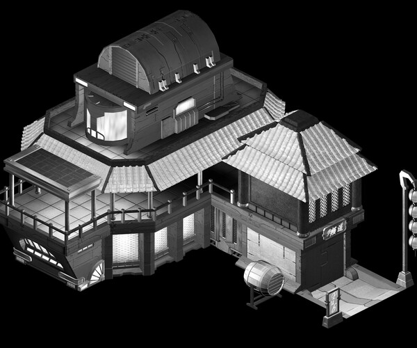 ArtStation - Science Fiction World - Bar 12 | Game Assets