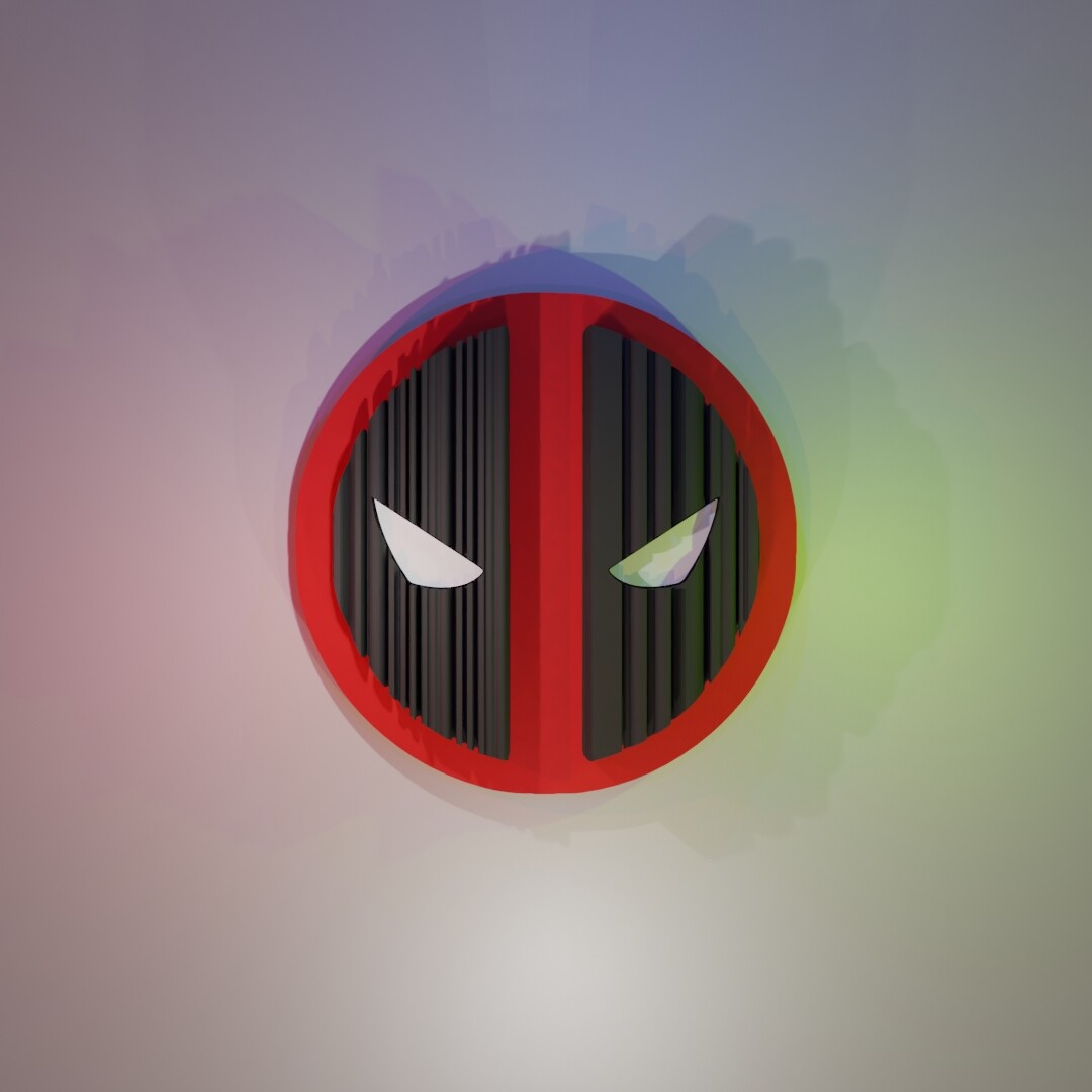 ArtStation - 3D WORD SHAPE - DEADPOOL MAXIMUM EFFORT | Resources