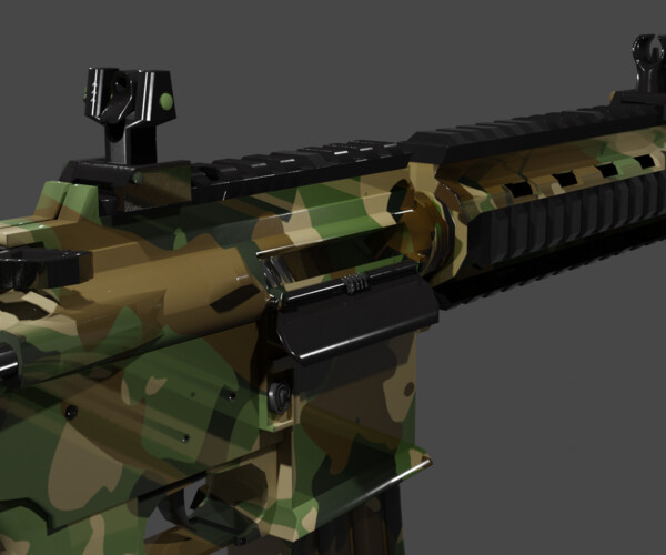 ArtStation - m416 3D Model | Game Assets