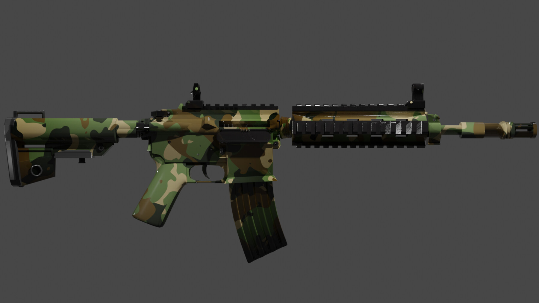 ArtStation - m416 3D Model | Game Assets