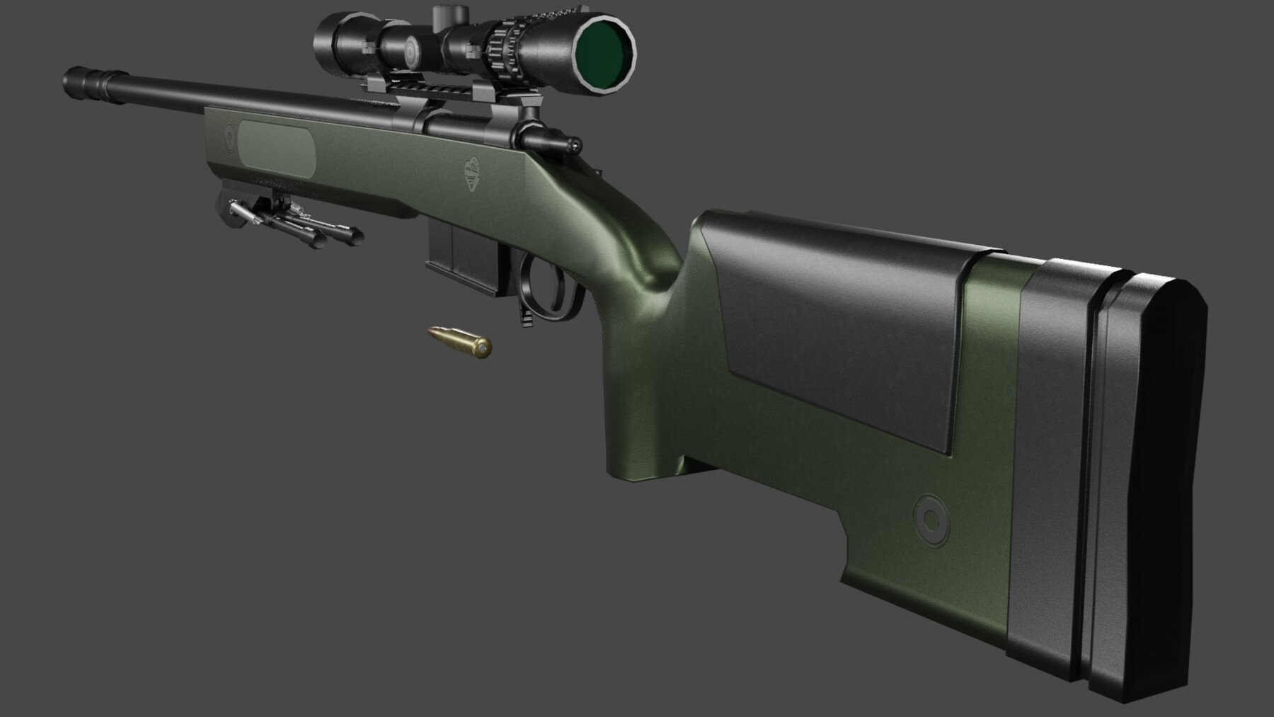 ArtStation - AWM 3D Model | Game Assets