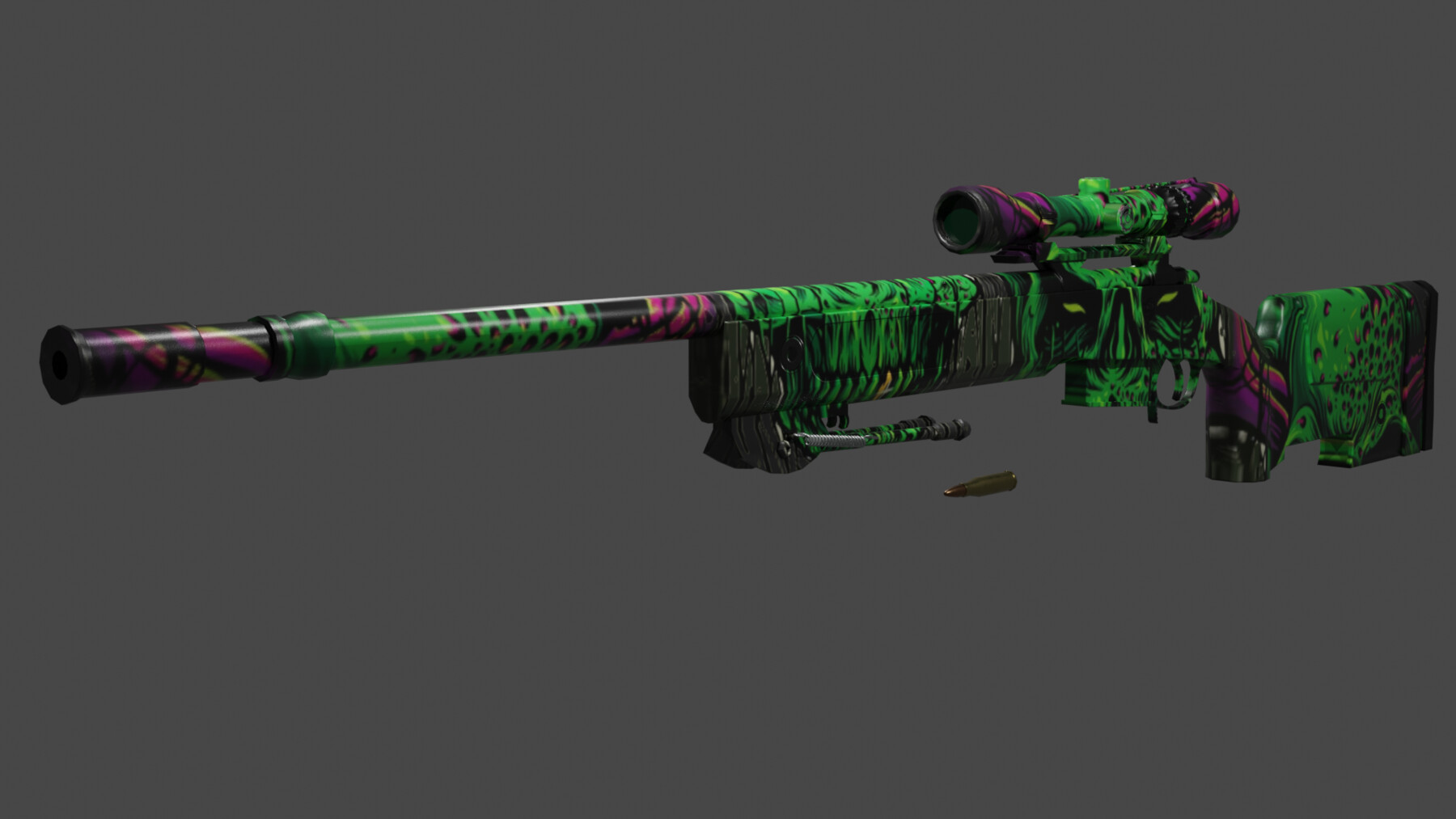 ArtStation - Awm 3D Model | Game Assets