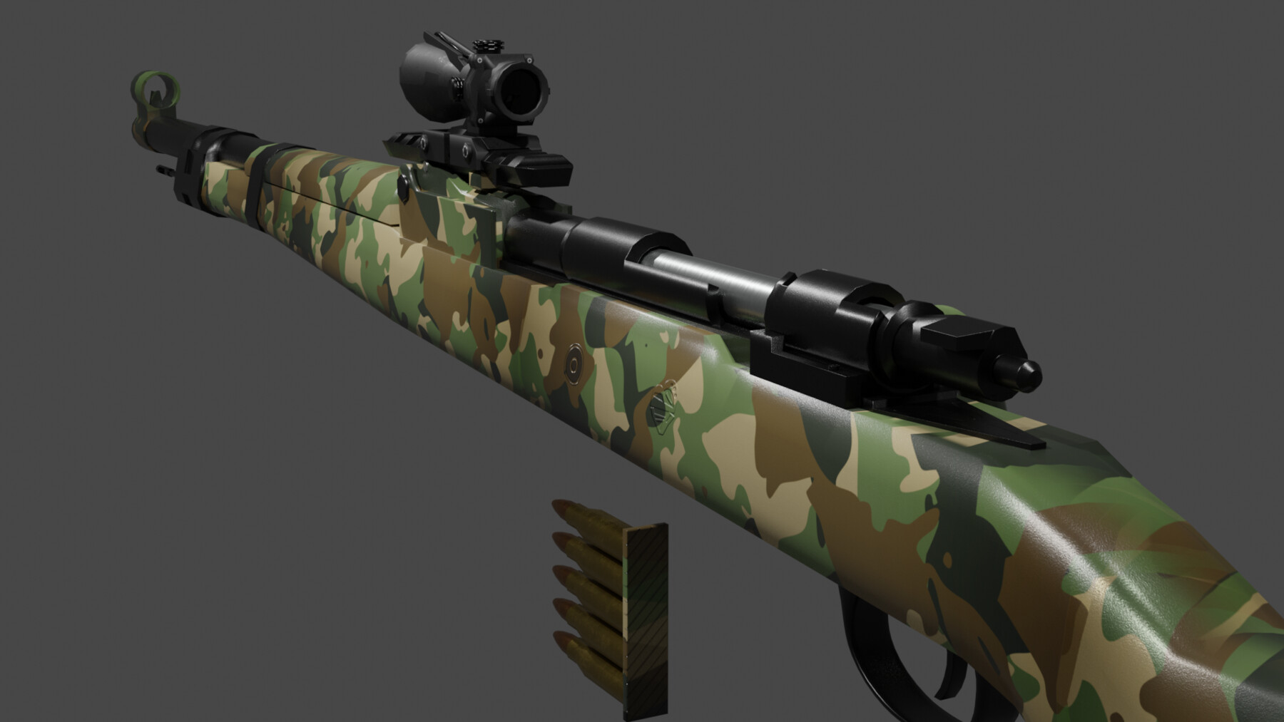 ArtStation - Kar98 3D Model | Game Assets