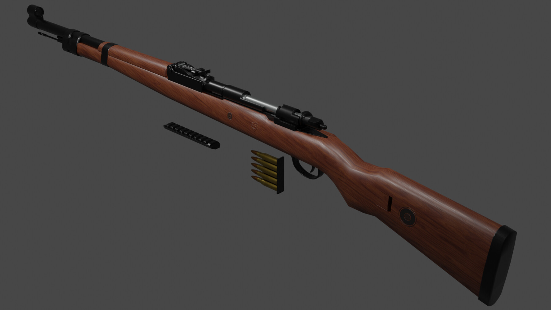 ArtStation - Kar98k 3D Model | Game Assets
