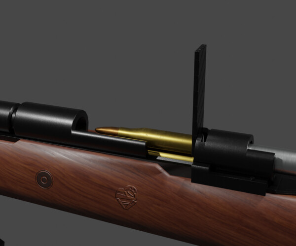 ArtStation - Kar98k 3D Model | Game Assets
