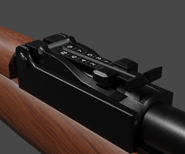 ArtStation - Kar98k 3D Model | Game Assets