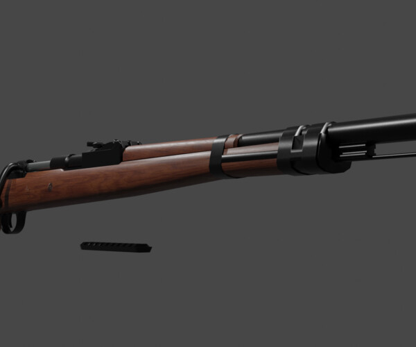 ArtStation - Kar98k 3D Model | Game Assets