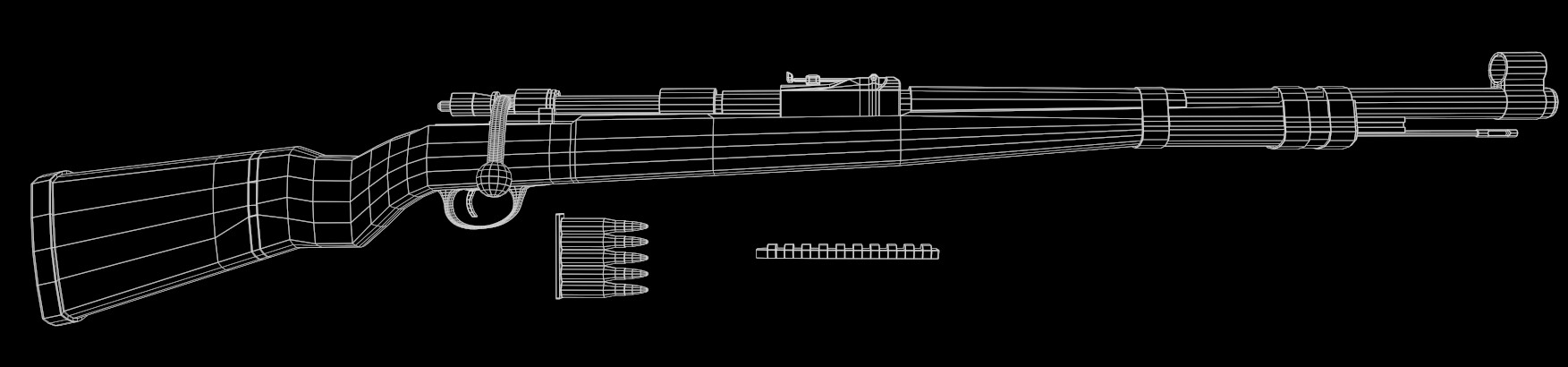 ArtStation - Kar98k 3D Model | Game Assets