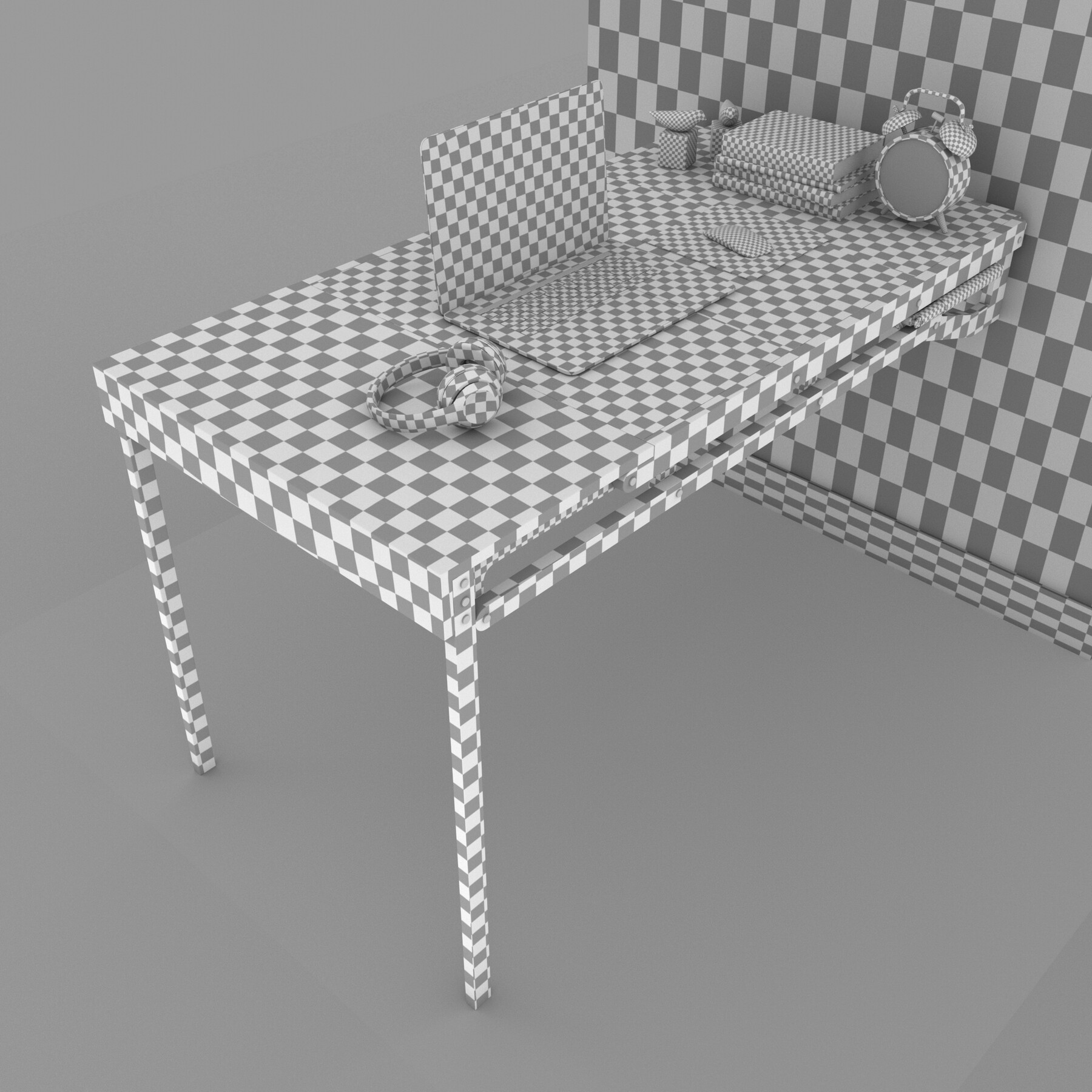 ArtStation - Wall Mounted Convertible Shelf and Table + Rigging and ...