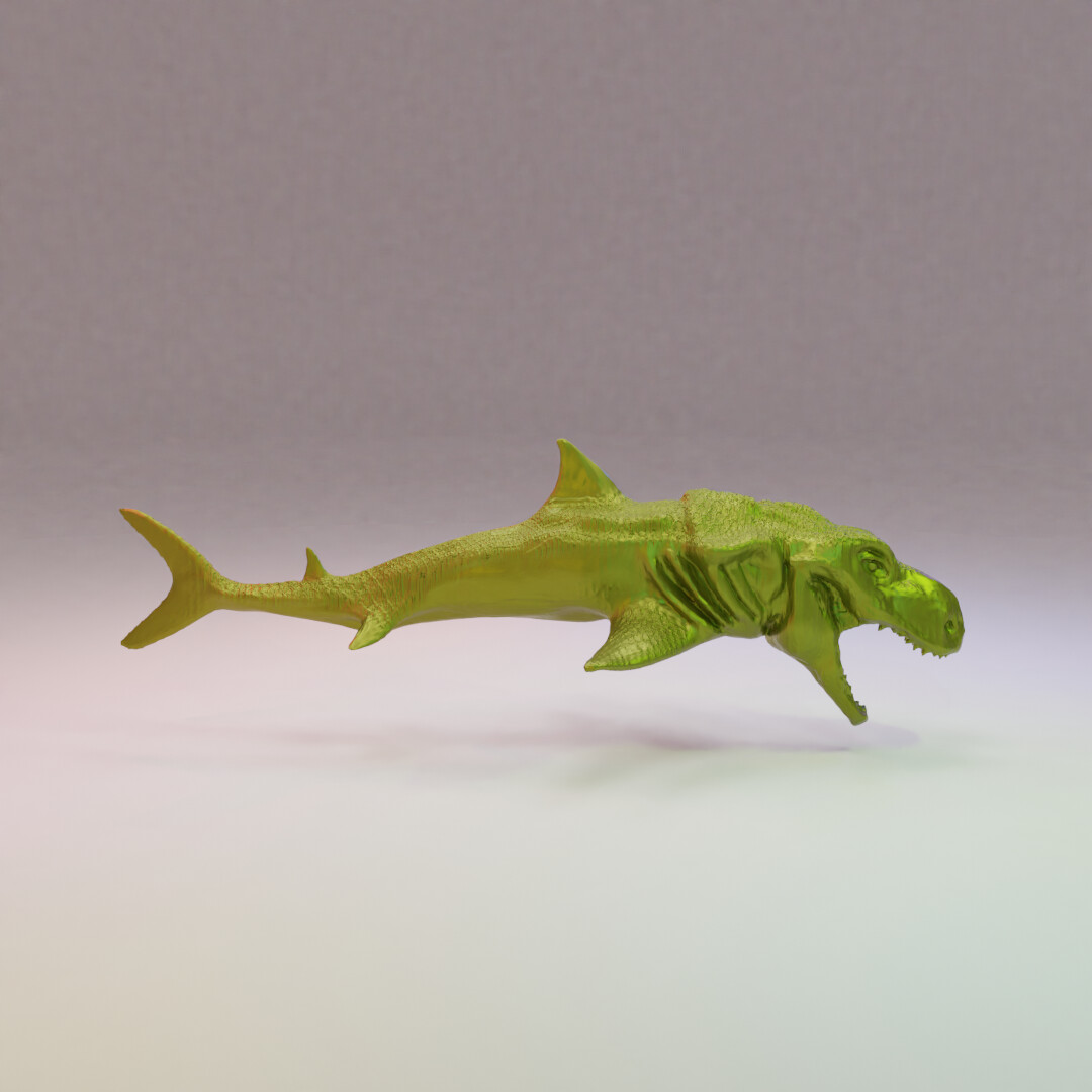 ArtStation - HYBRID DINO SHARK REX | Resources