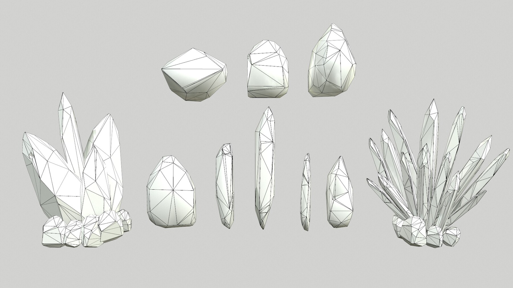 ArtStation - Crystal Set | Game Assets