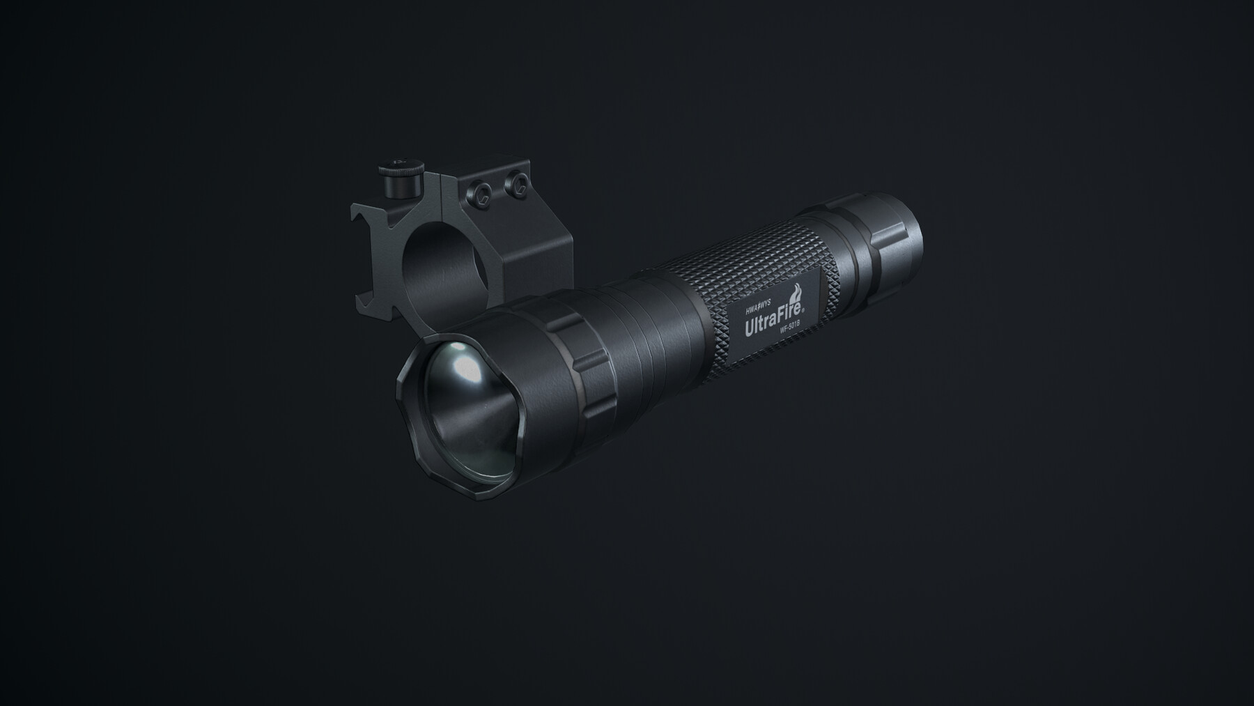 ArtStation - Flashlight Ultrafire WF-501B with Picatinny Mount | Game ...
