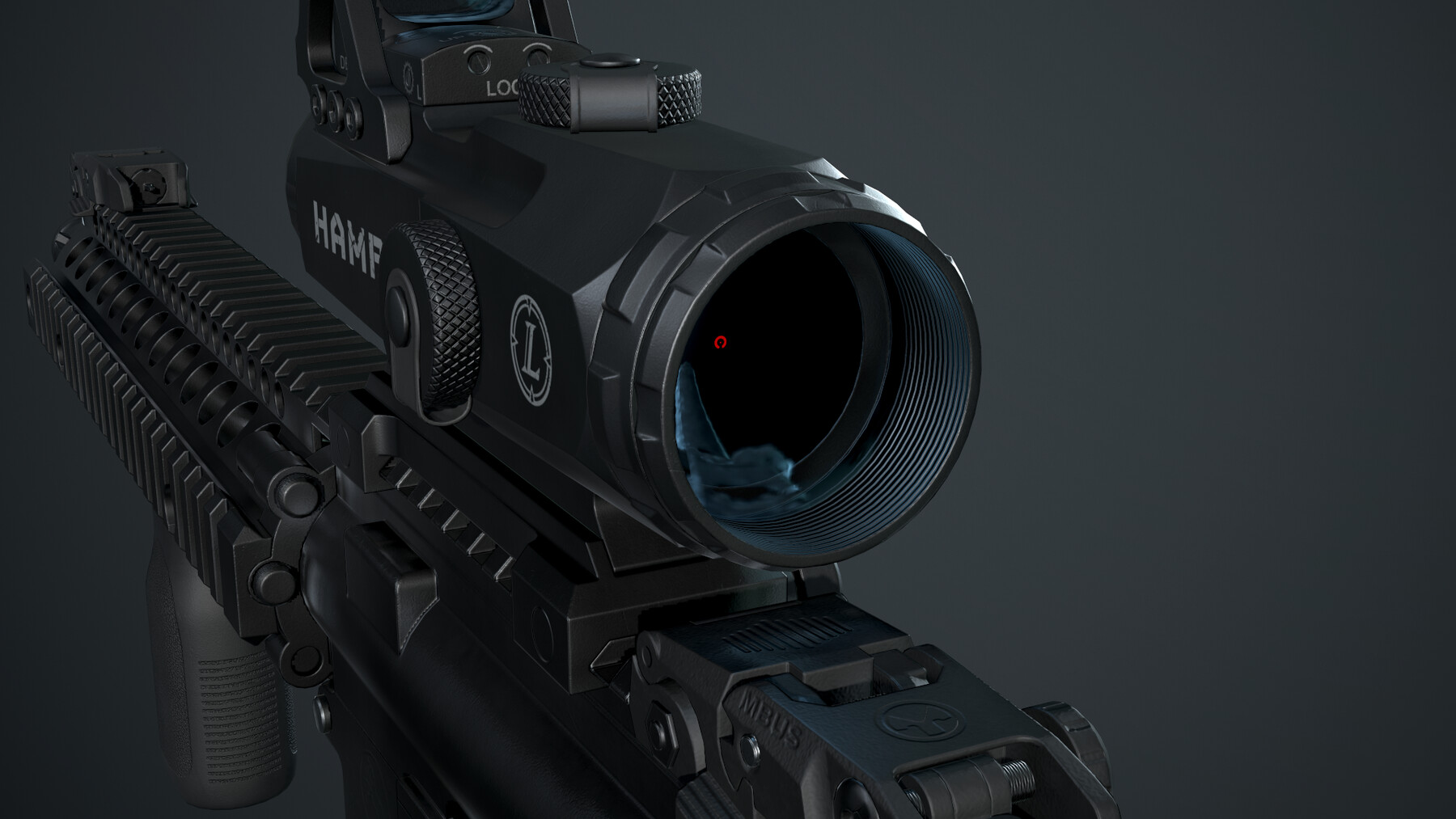 ArtStation - Leupold mark 4 HAMR Scope | Game Assets